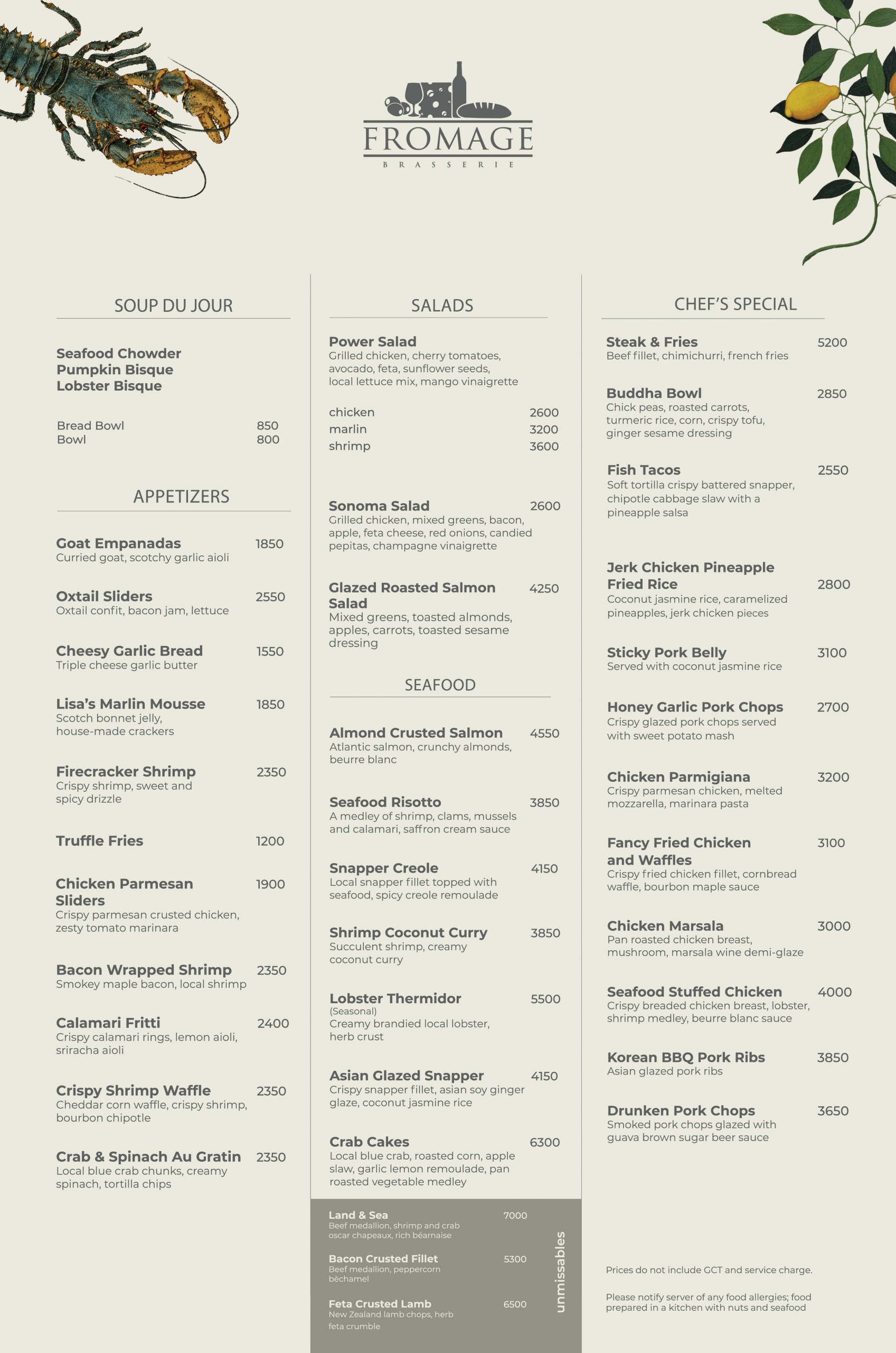 Fromage Brasserie – Fromage Gourmet Market